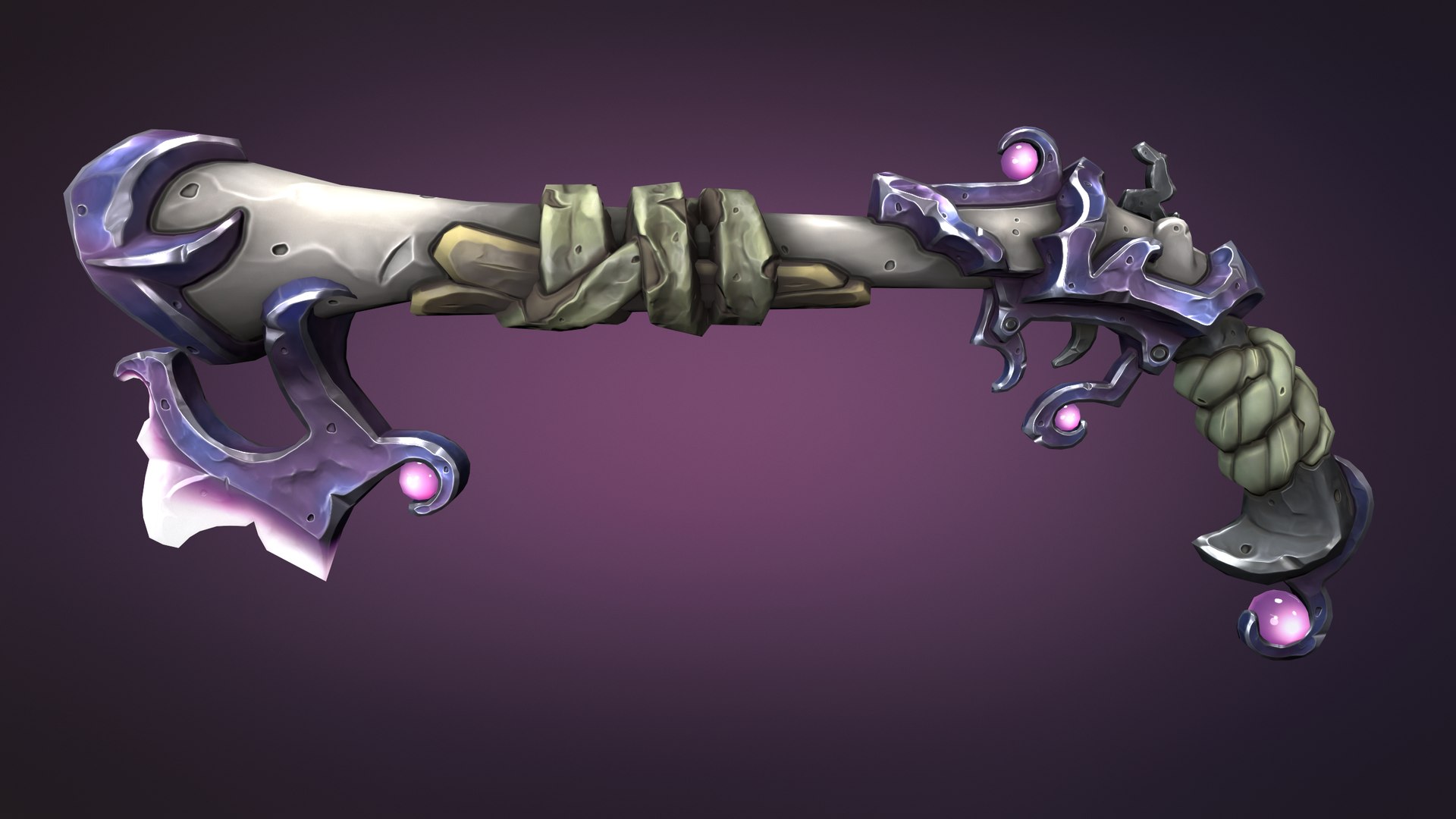 Pirate Musket 3D Model - TurboSquid 2108545