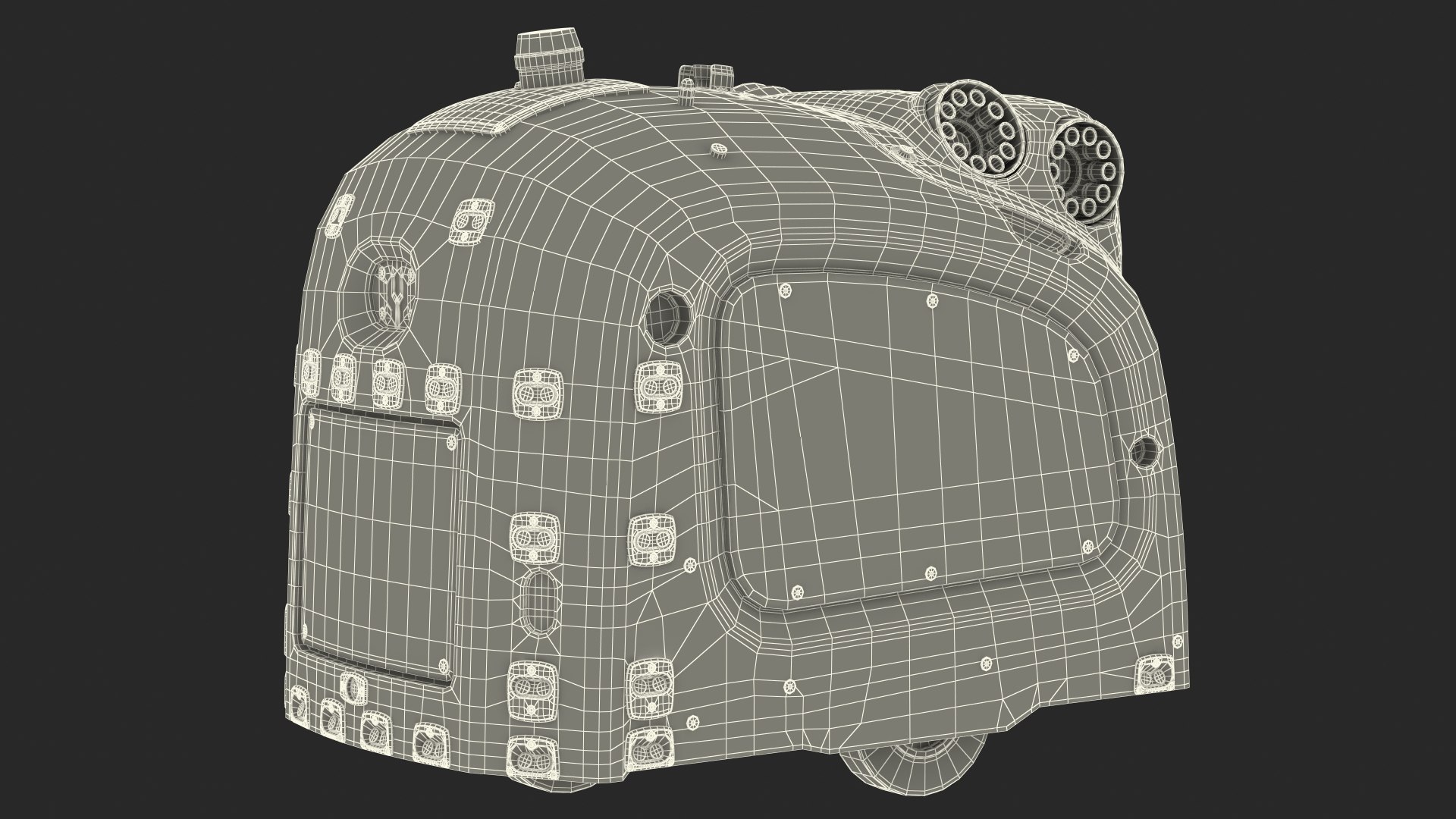 3D Robotic Industrial Floor Cleaning Machine model - TurboSquid 1748309
