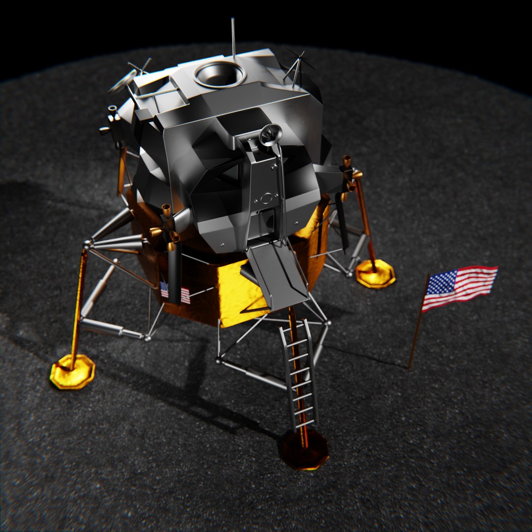 Apollo 11 Lunar Module 3D - TurboSquid 1615113