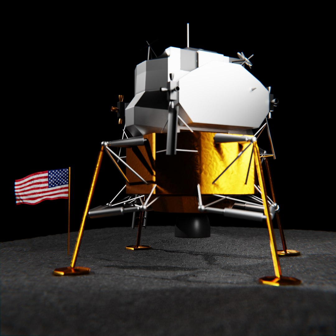 Apollo 11 Lunar Module 3D - TurboSquid 1615113