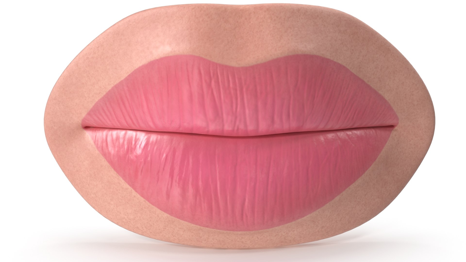 Woman Lips Pink V01 Model - TurboSquid 2380028