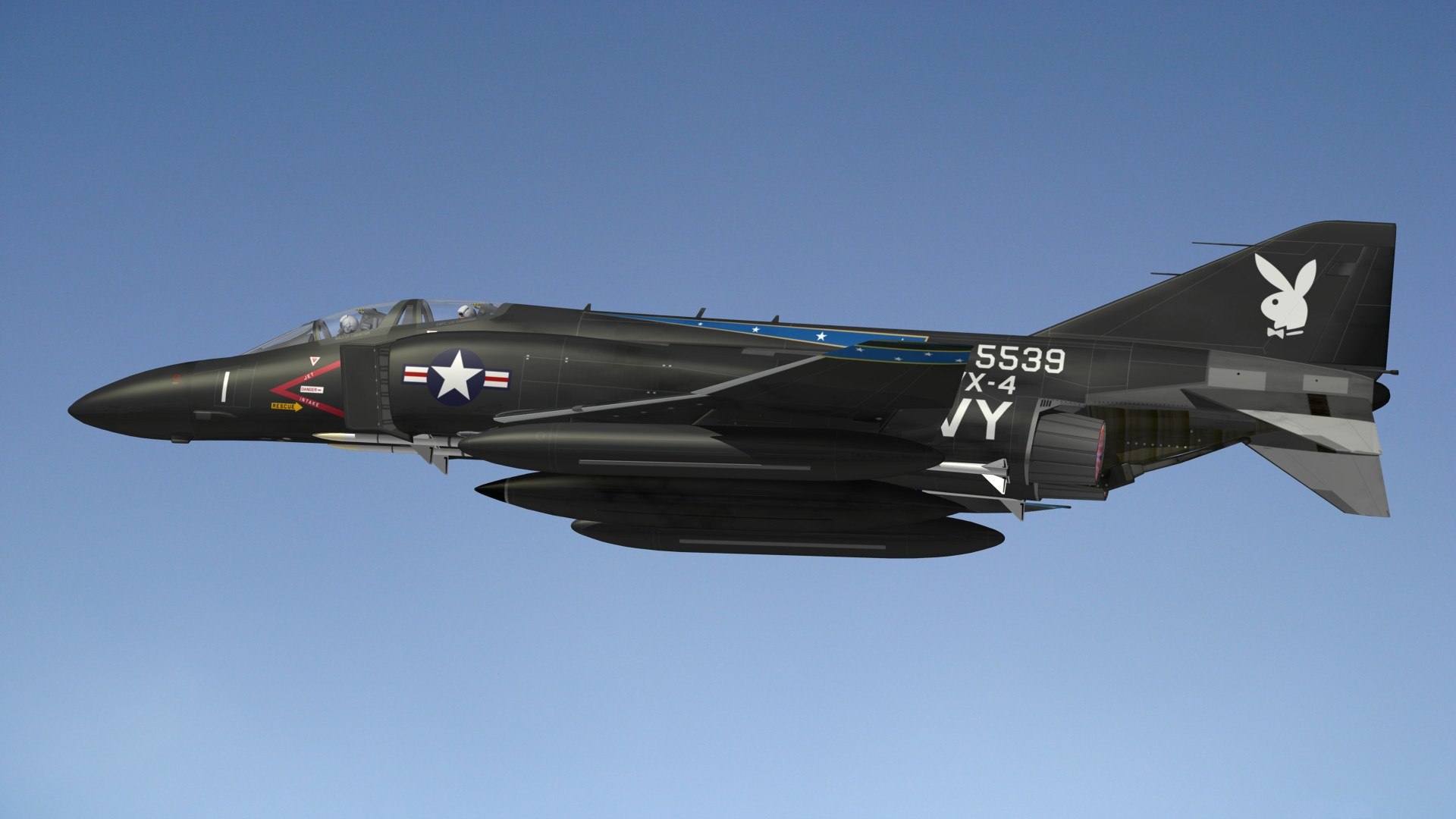 Black Bunny F4J Phantom II 3D - TurboSquid 2198848