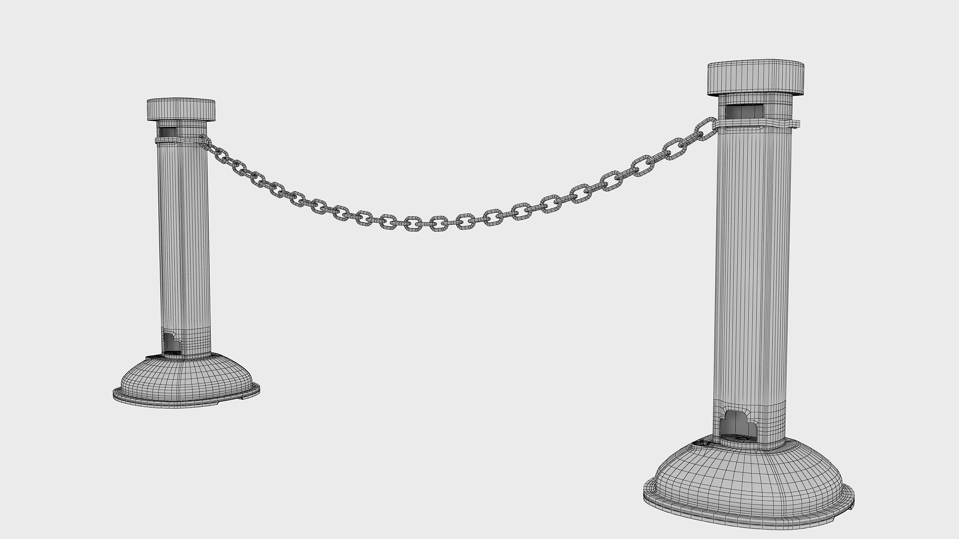 Traffic Barrier 3D Model - TurboSquid 1599443
