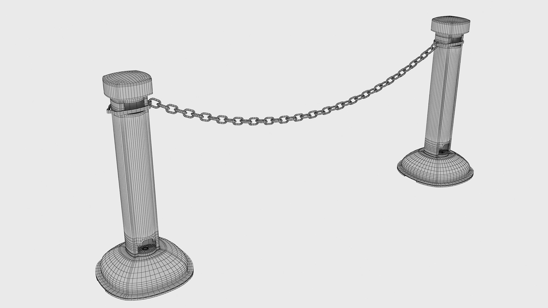 Traffic Barrier 3D Model - TurboSquid 1599443