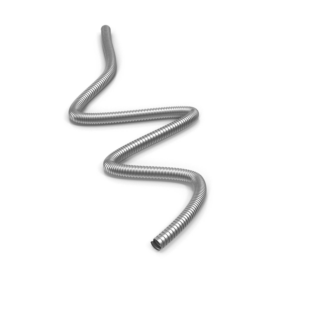 3d Steel Electrical Conduit 5 Model