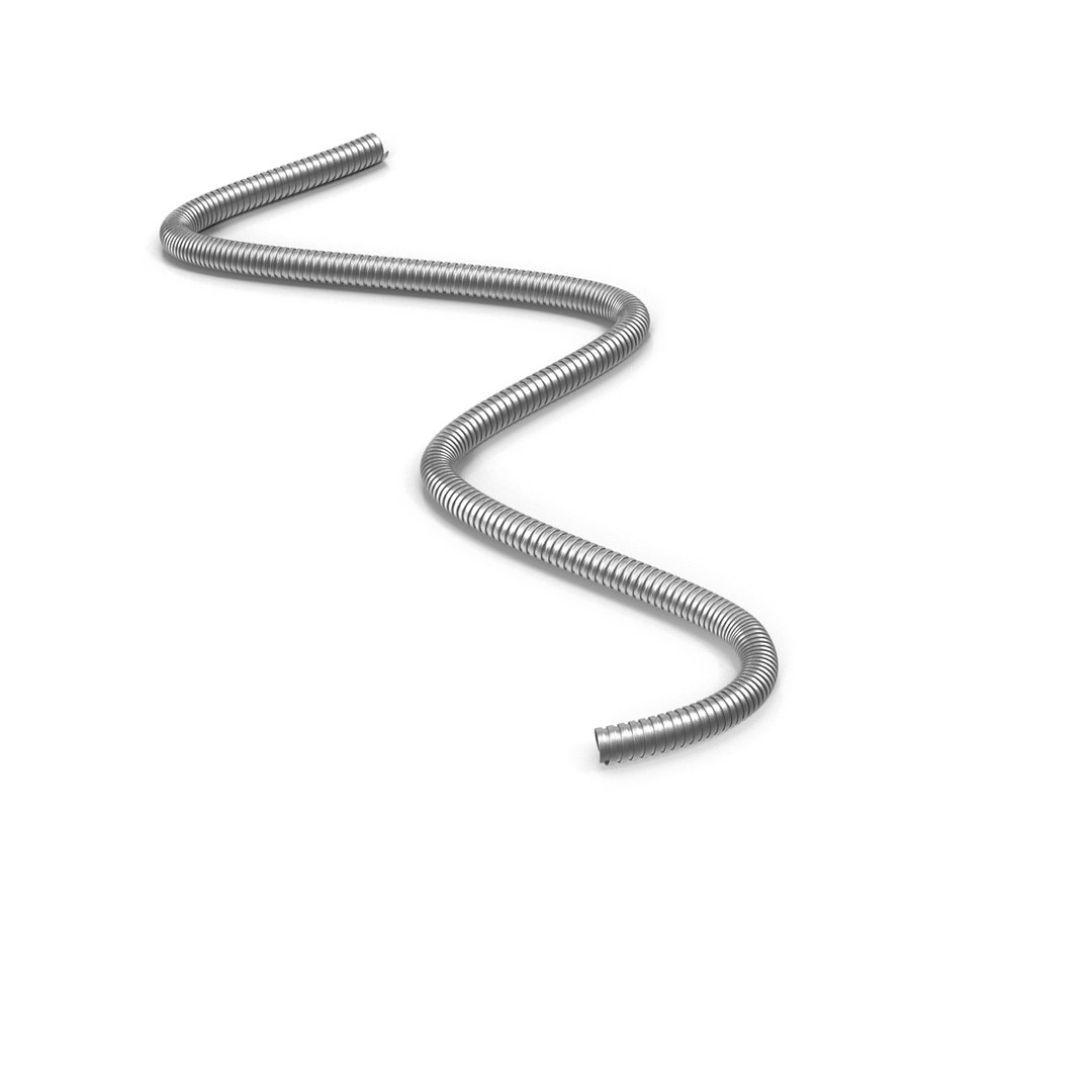 3d Steel Electrical Conduit 5 Model