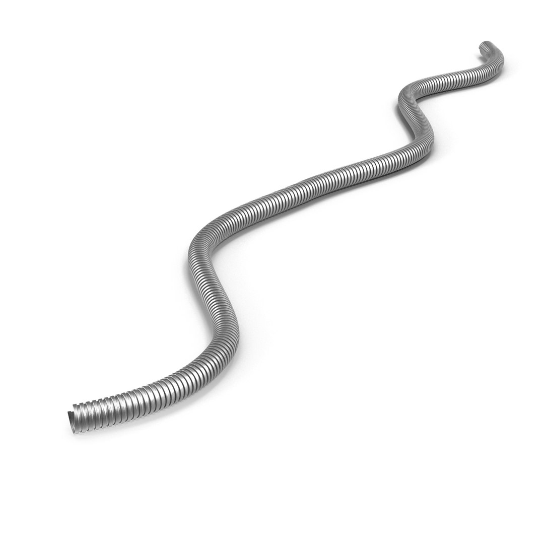 3d Steel Electrical Conduit 5 Model