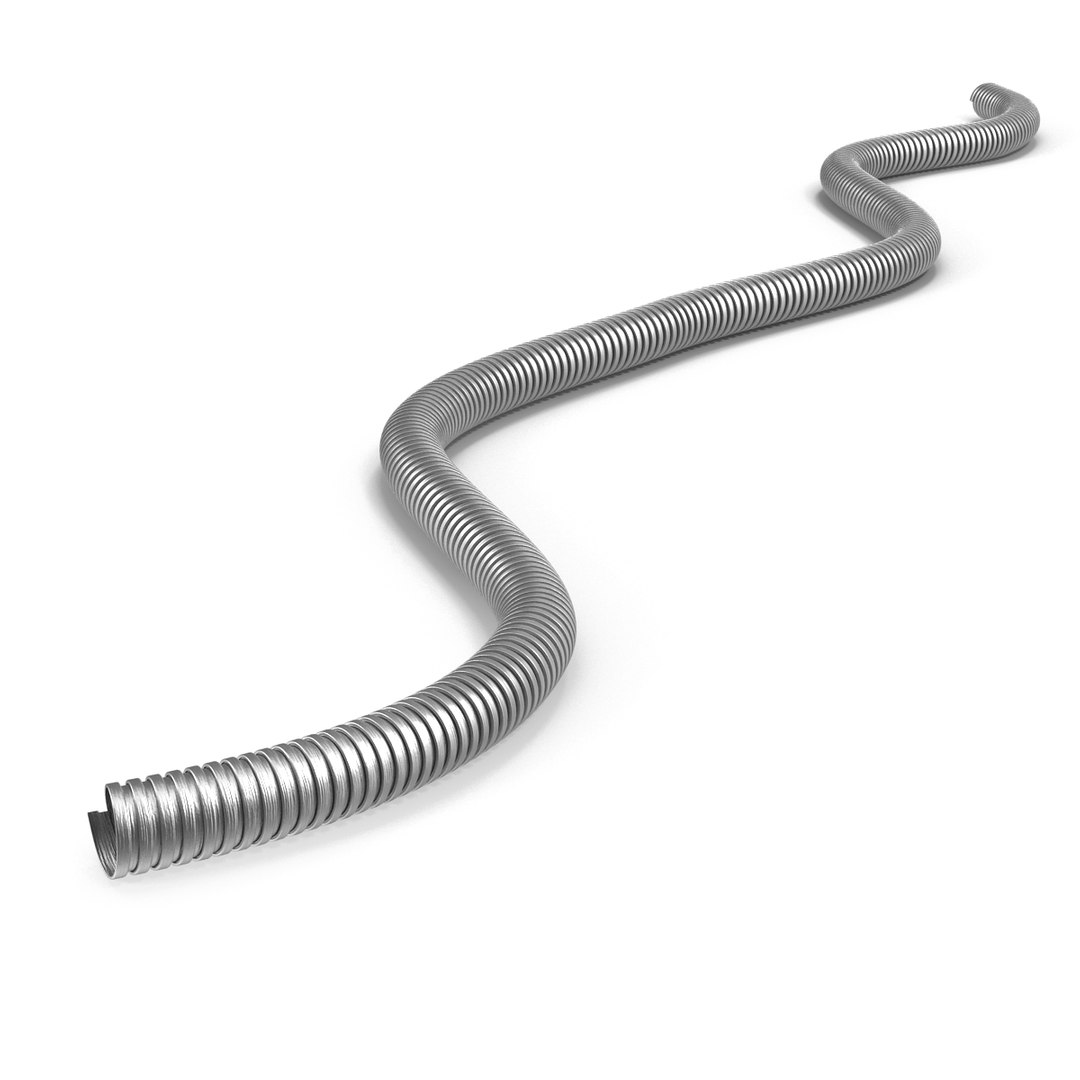 3d Steel Electrical Conduit 5 Model