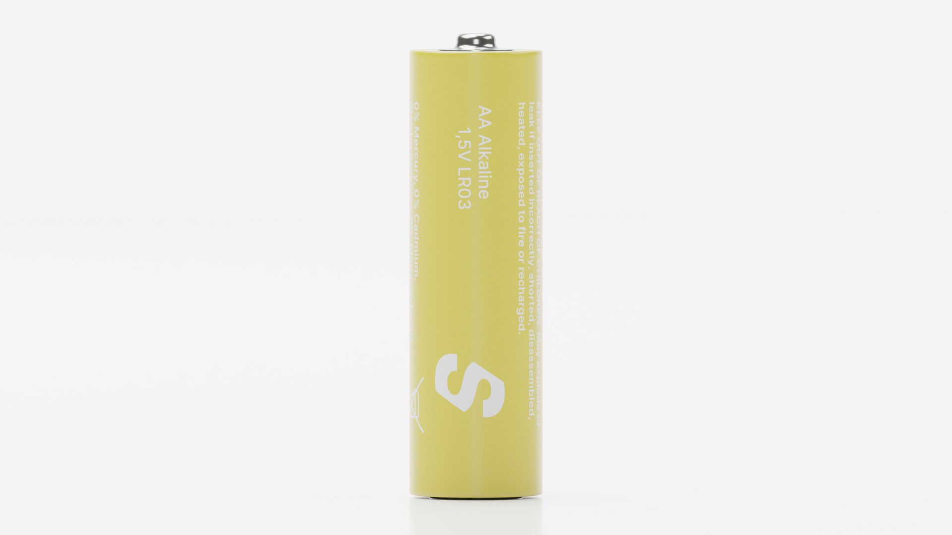 3D Model AA Battery - TurboSquid 2302137