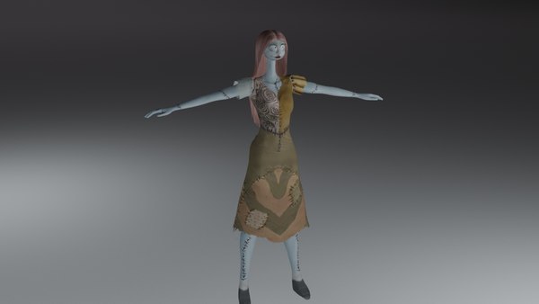 modelo 3d Sally de Pesadilla antes de Navidad - TurboSquid 1708624
