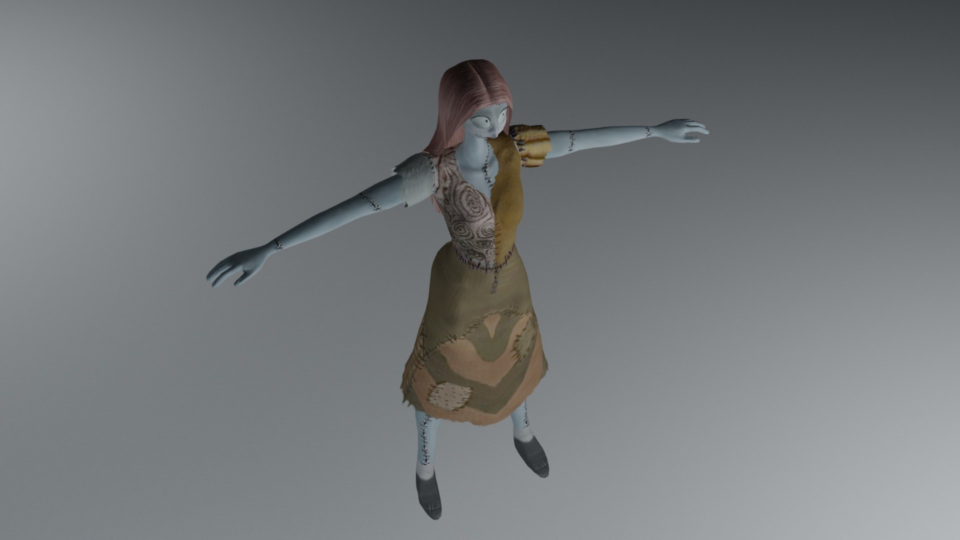 3D Sally Nightmare Christmas Model - TurboSquid 1708624