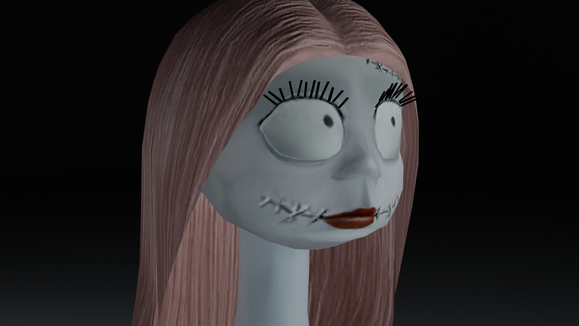 3D Sally Nightmare Christmas Model - TurboSquid 1708624