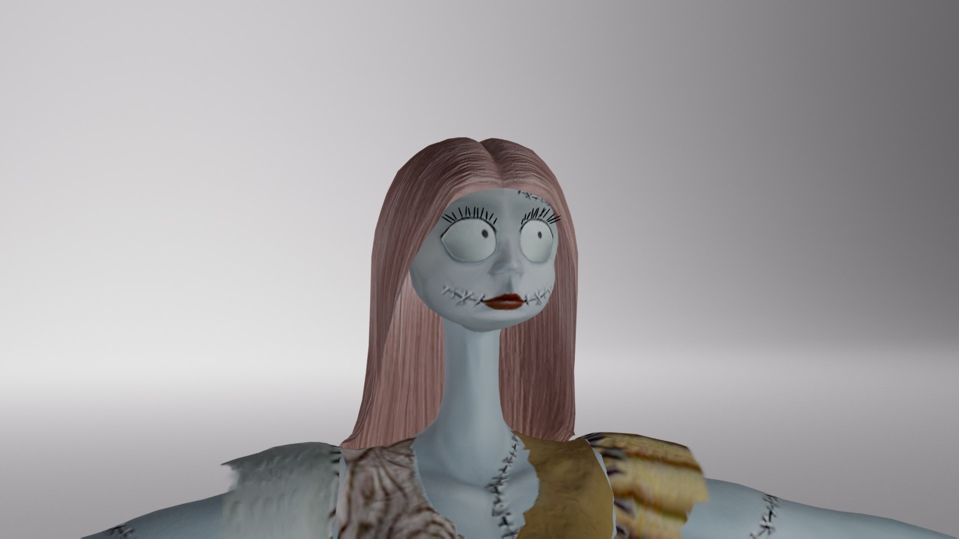 3D Sally Nightmare Christmas Model - TurboSquid 1708624