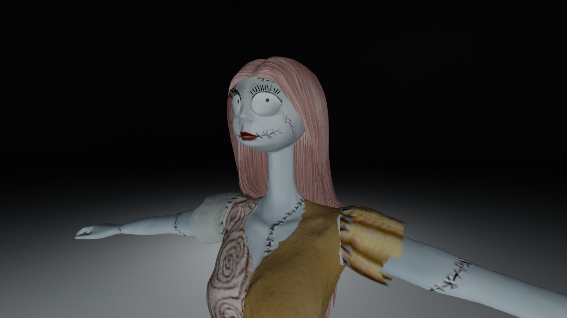 3D Sally Nightmare Christmas Model - TurboSquid 1708624