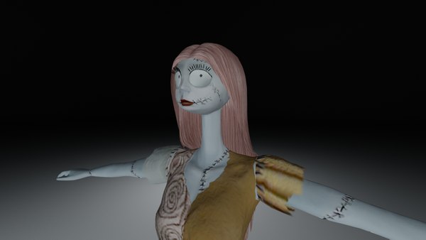 modelo 3d Sally de Pesadilla antes de Navidad - TurboSquid 1708624