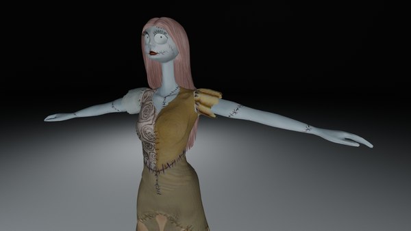 modelo 3d Sally de Pesadilla antes de Navidad - TurboSquid 1708624