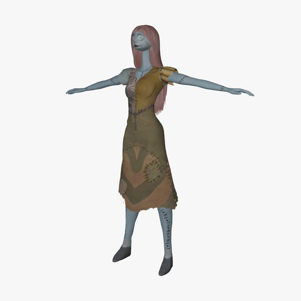 3D sally nightmare christmas model - TurboSquid 1708624