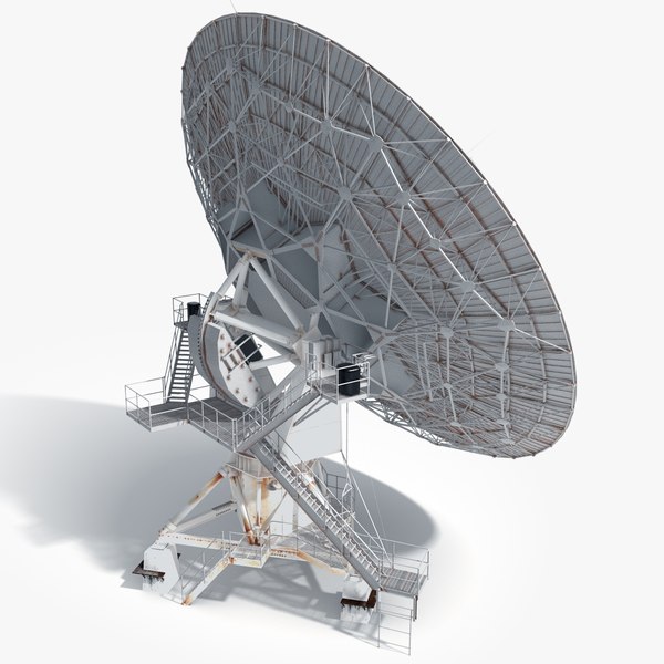 3d model of vla radio telescope