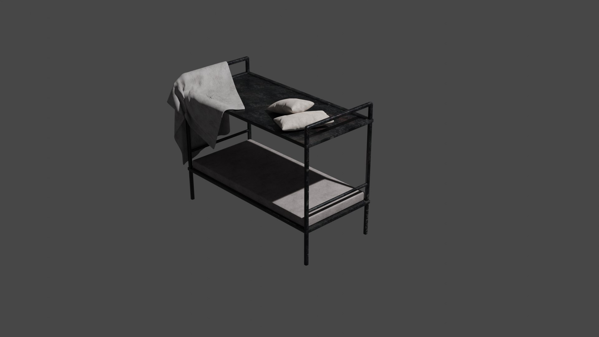 3D Post-apocalyptic Bed Model - TurboSquid 2160173