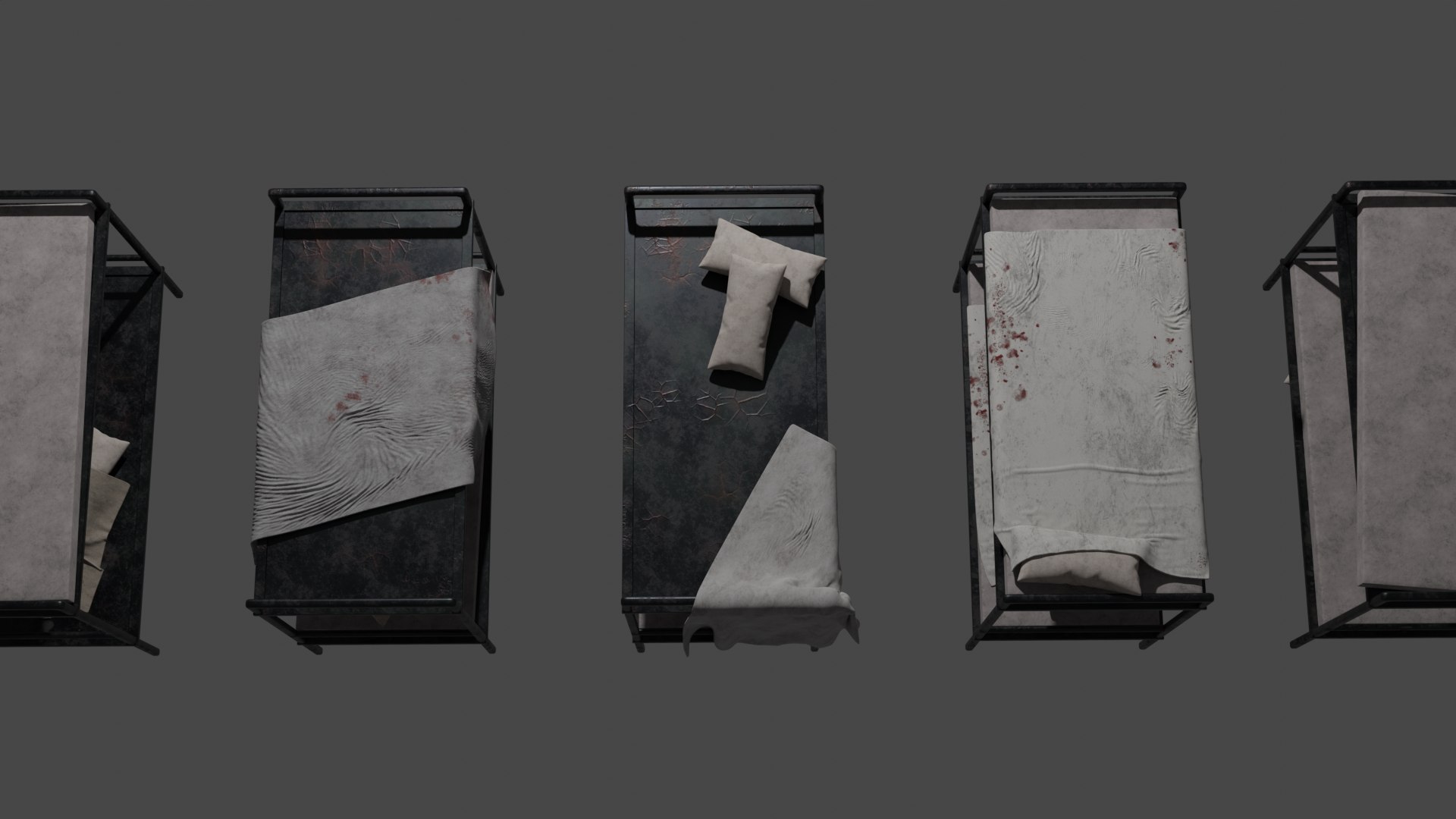 3D Post-apocalyptic Bed Model - TurboSquid 2160173