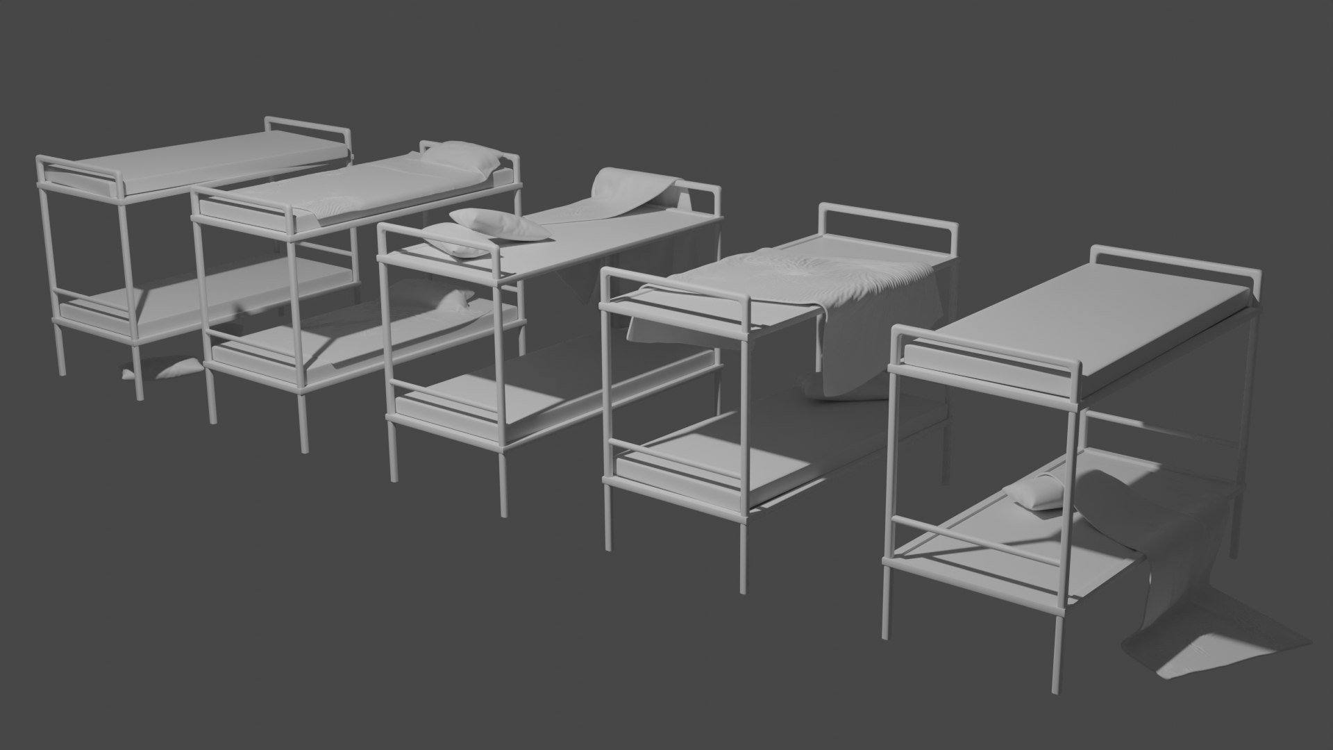 3D Post-apocalyptic Bed Model - TurboSquid 2160173