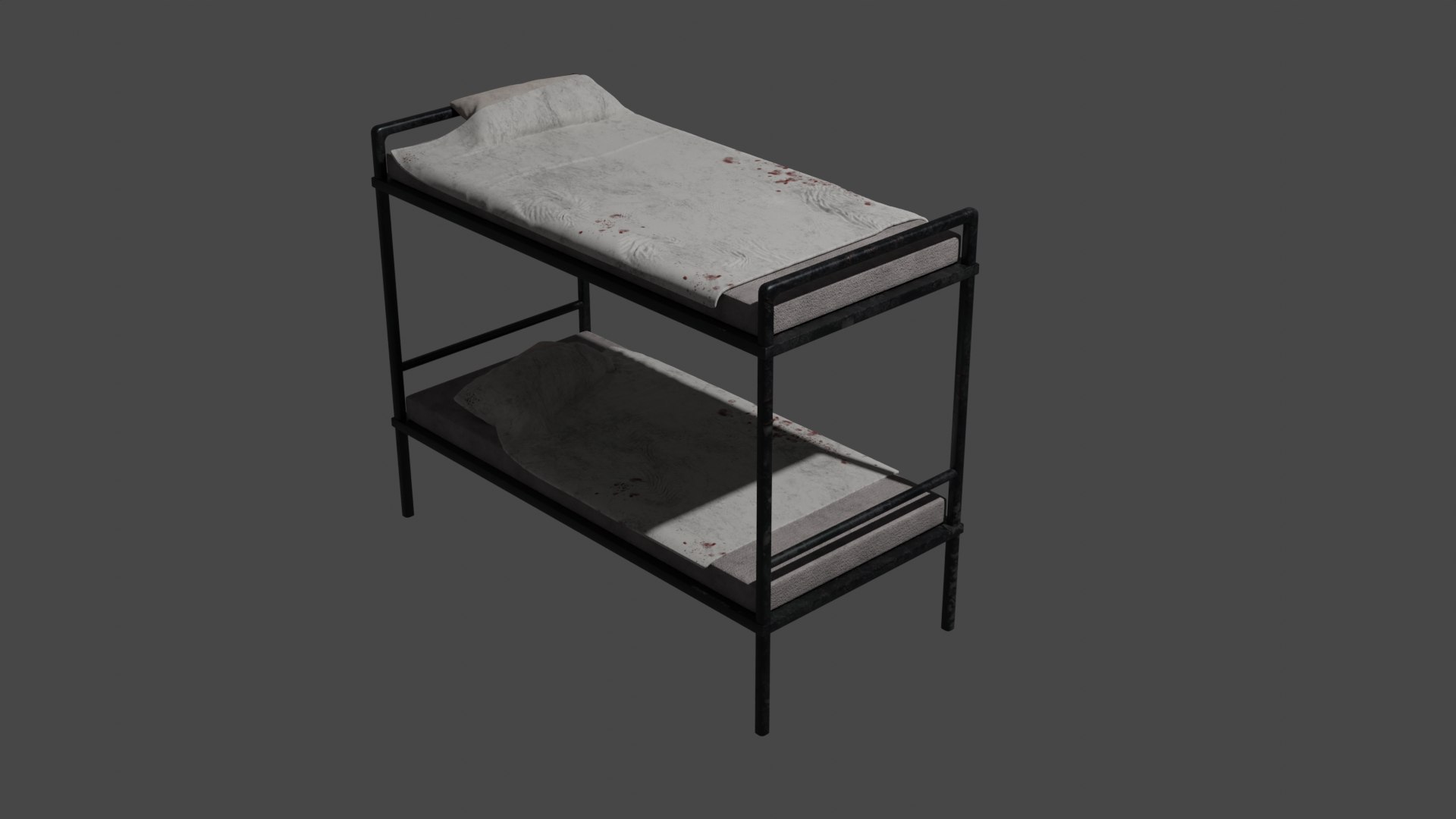 3D Post-apocalyptic Bed Model - TurboSquid 2160173