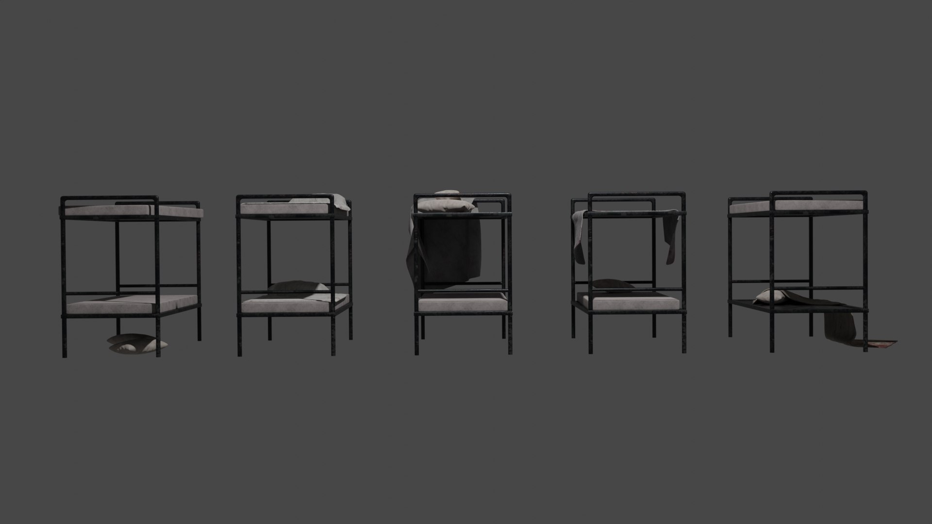 3D Post-apocalyptic Bed Model - TurboSquid 2160173