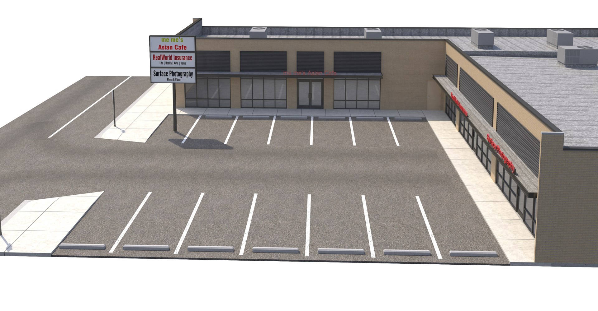 Store mall retailer 3D model - TurboSquid 1660309