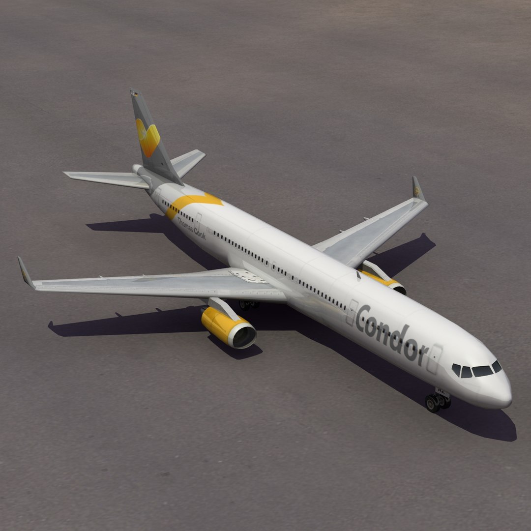 Boeing 757 300 3d Model