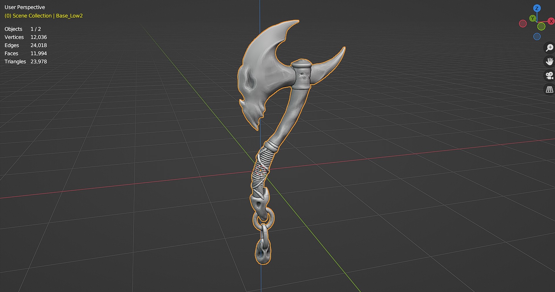 Stylized Axe - BoneAxe - 4K Textures 3D - TurboSquid 2018402