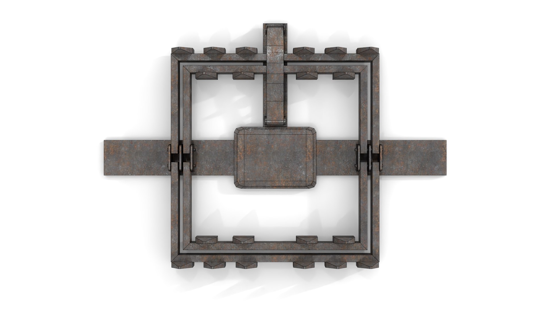 Rusty Metal Trap 3D Model - TurboSquid 1734395