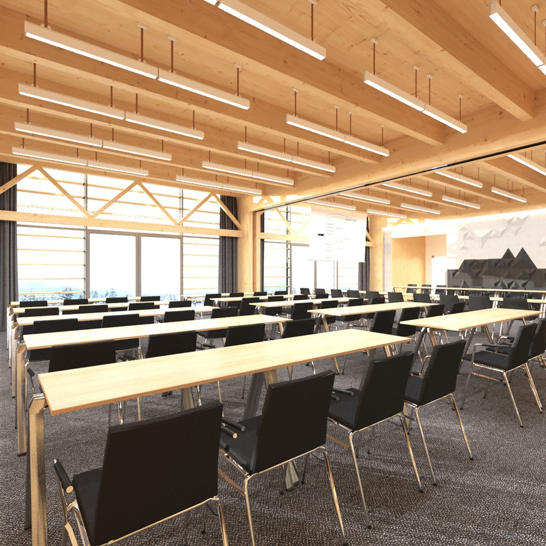 Congress hall model - TurboSquid 1646570