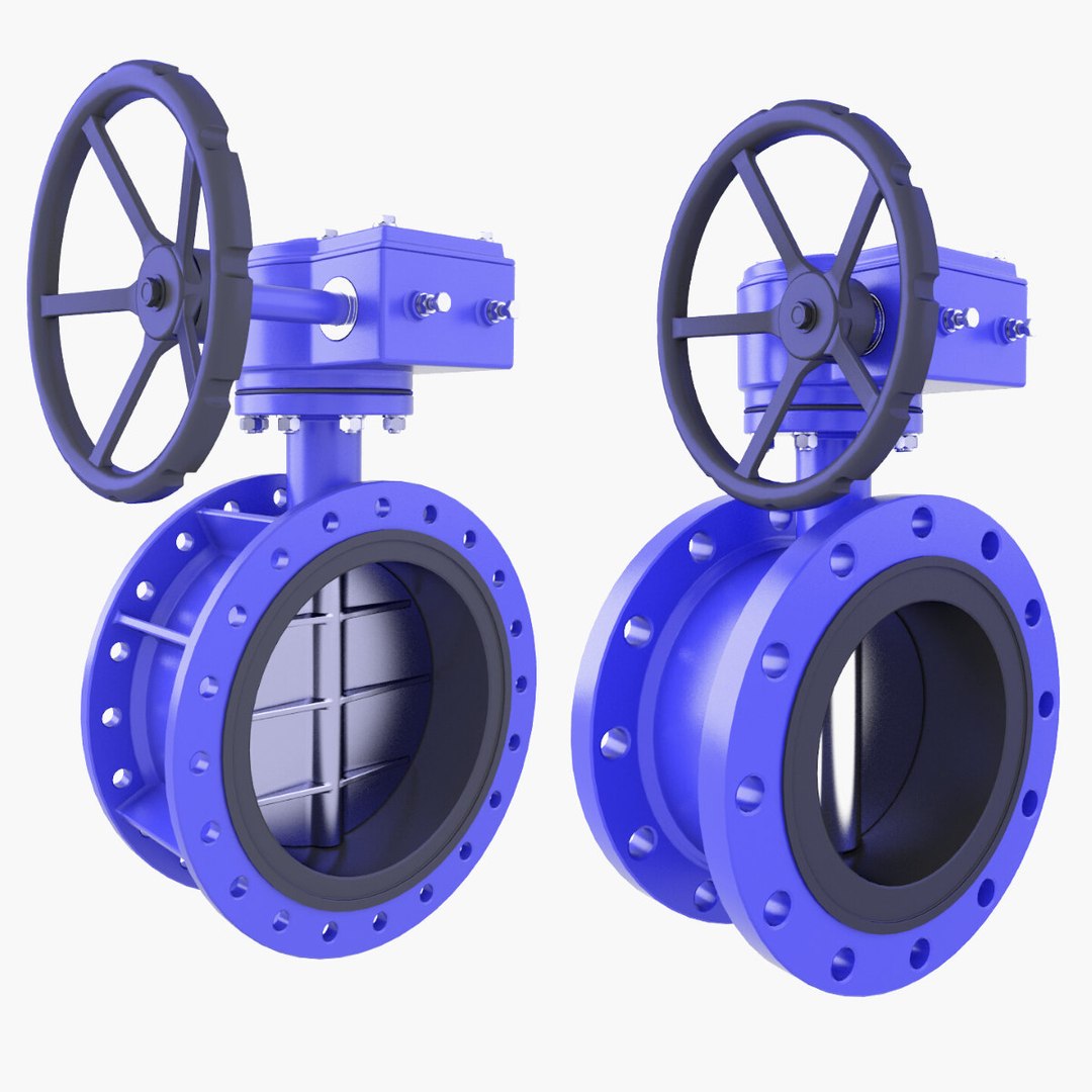 3D Butterfly Valves SET V10 - TurboSquid 2404370