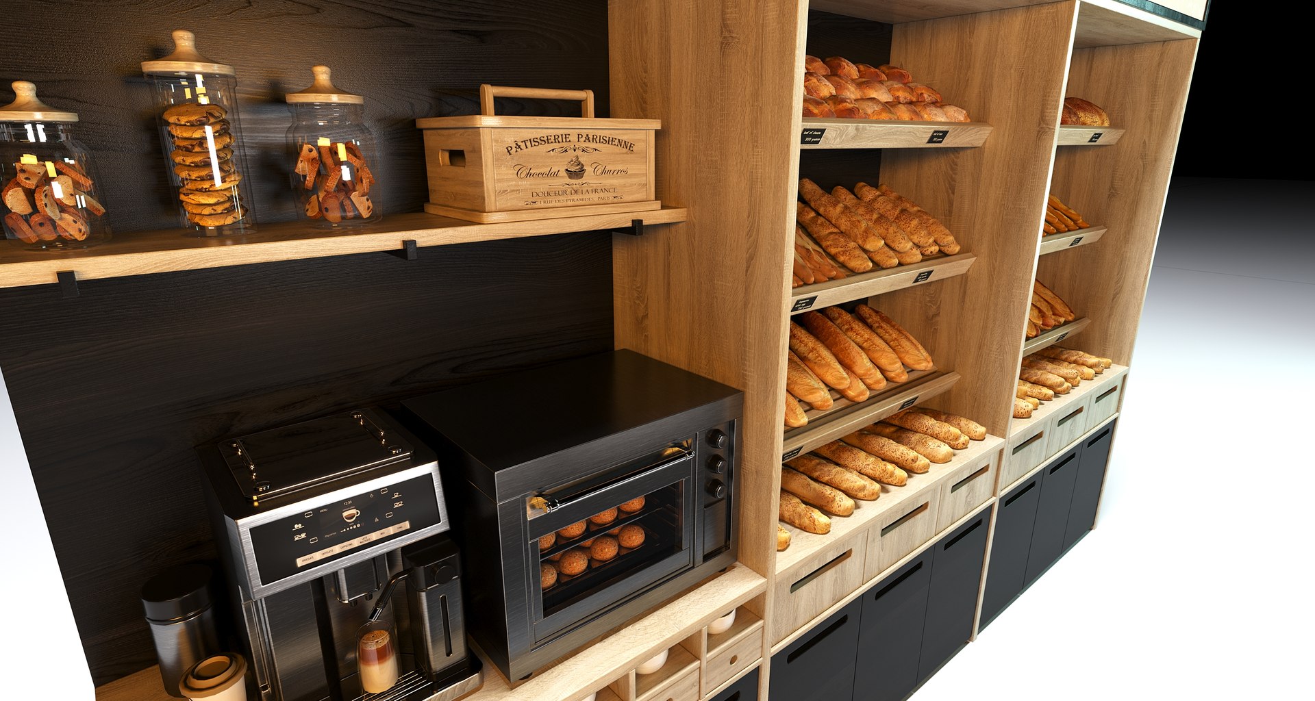 Bakery 3D Model - TurboSquid 2044704