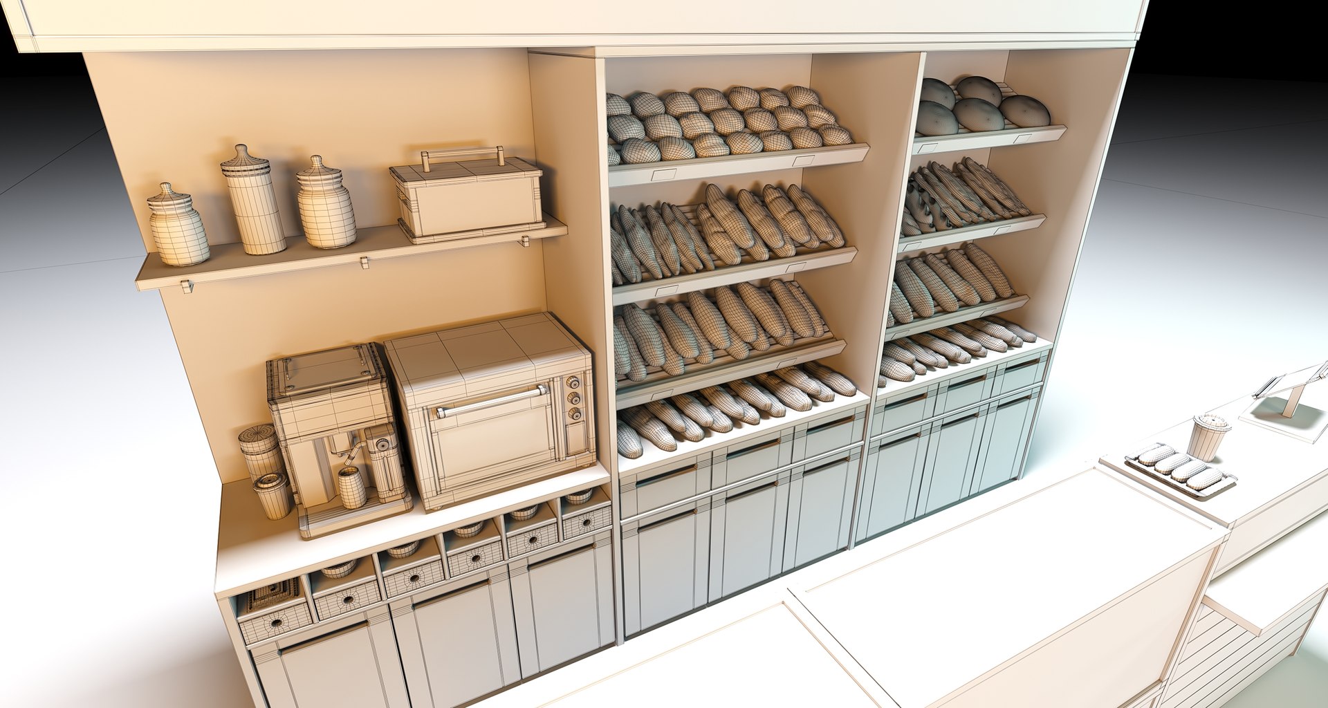 Bakery 3D Model - TurboSquid 2044704