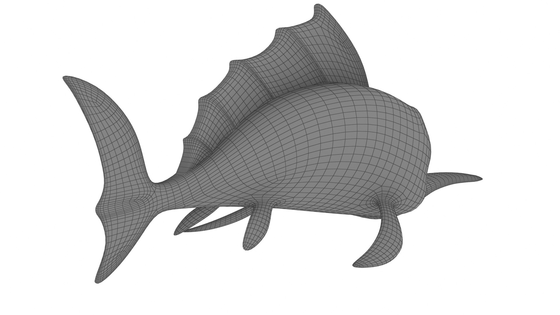 Cartoon SwordFish 3D Model - TurboSquid 2071472