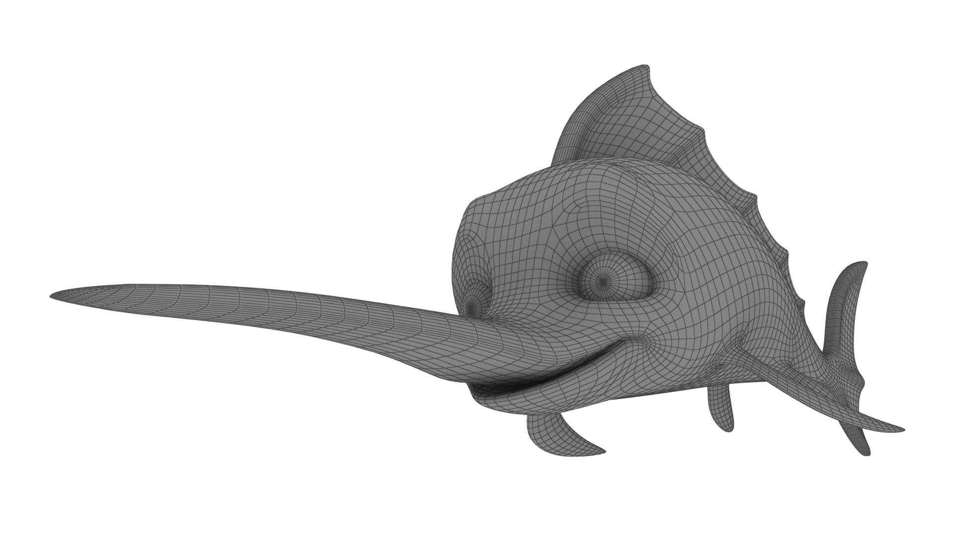 Cartoon SwordFish 3D Model - TurboSquid 2071472