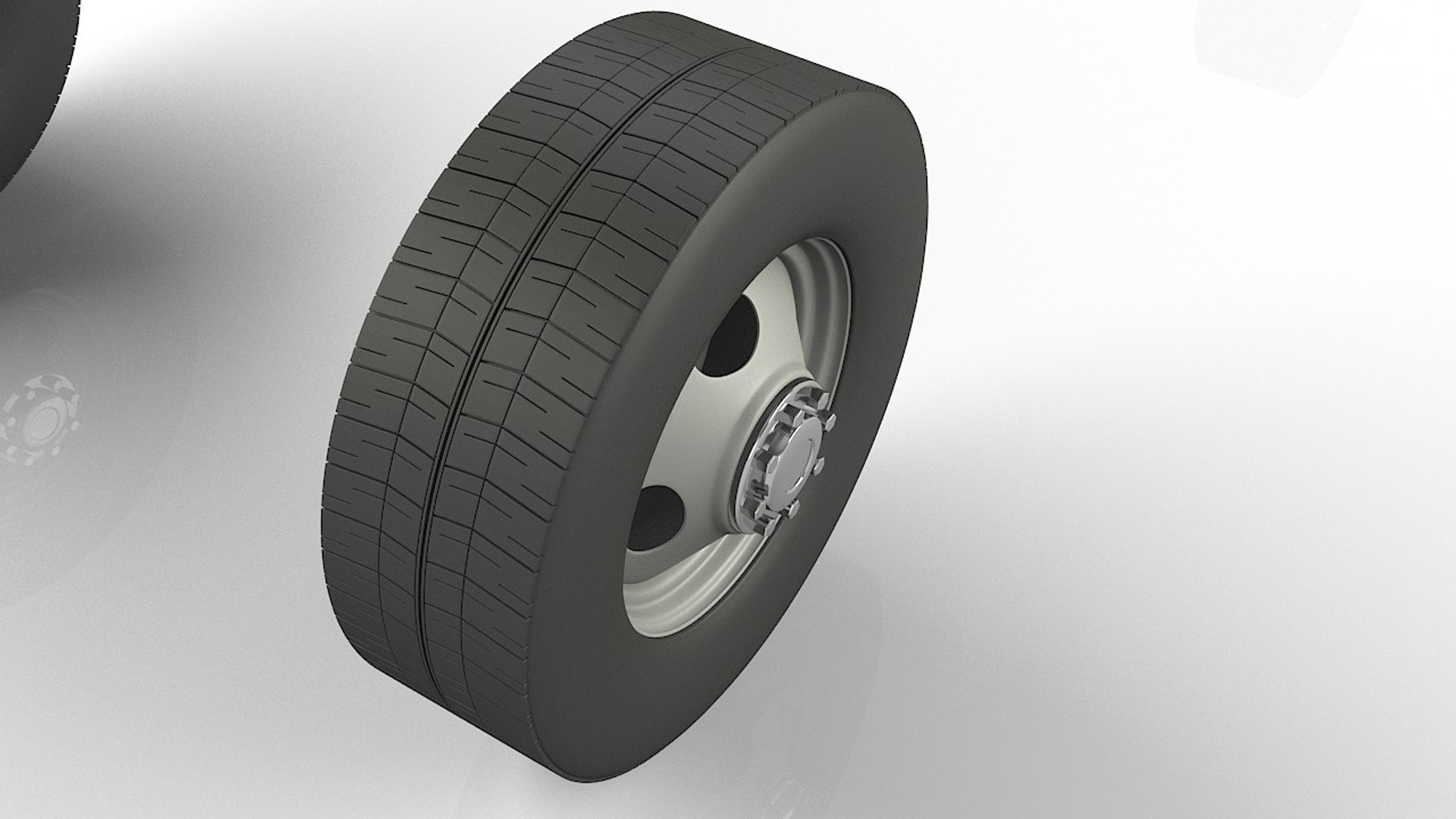 Free Truck Wheels 3D - TurboSquid 1273338