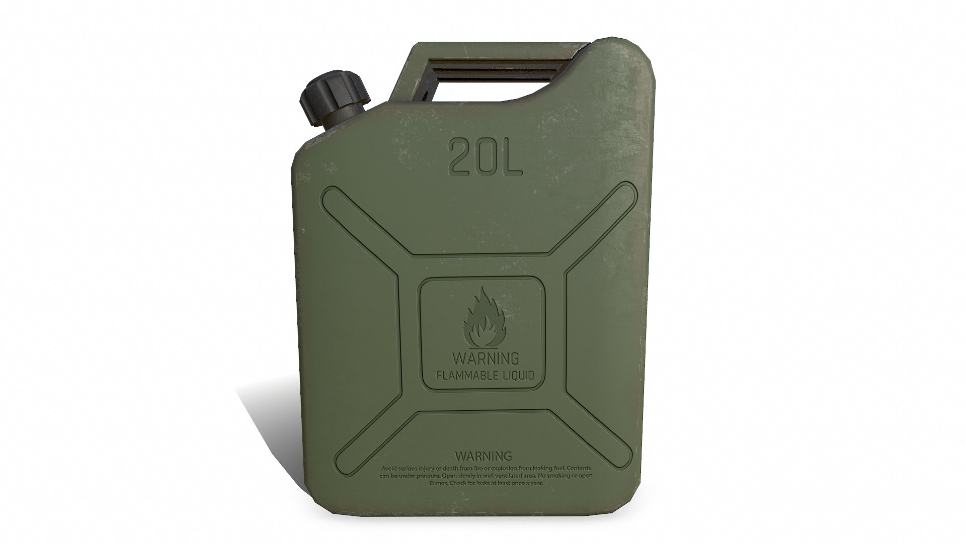 Free Fuel Can Low-poly PBR Model - TurboSquid 2325509