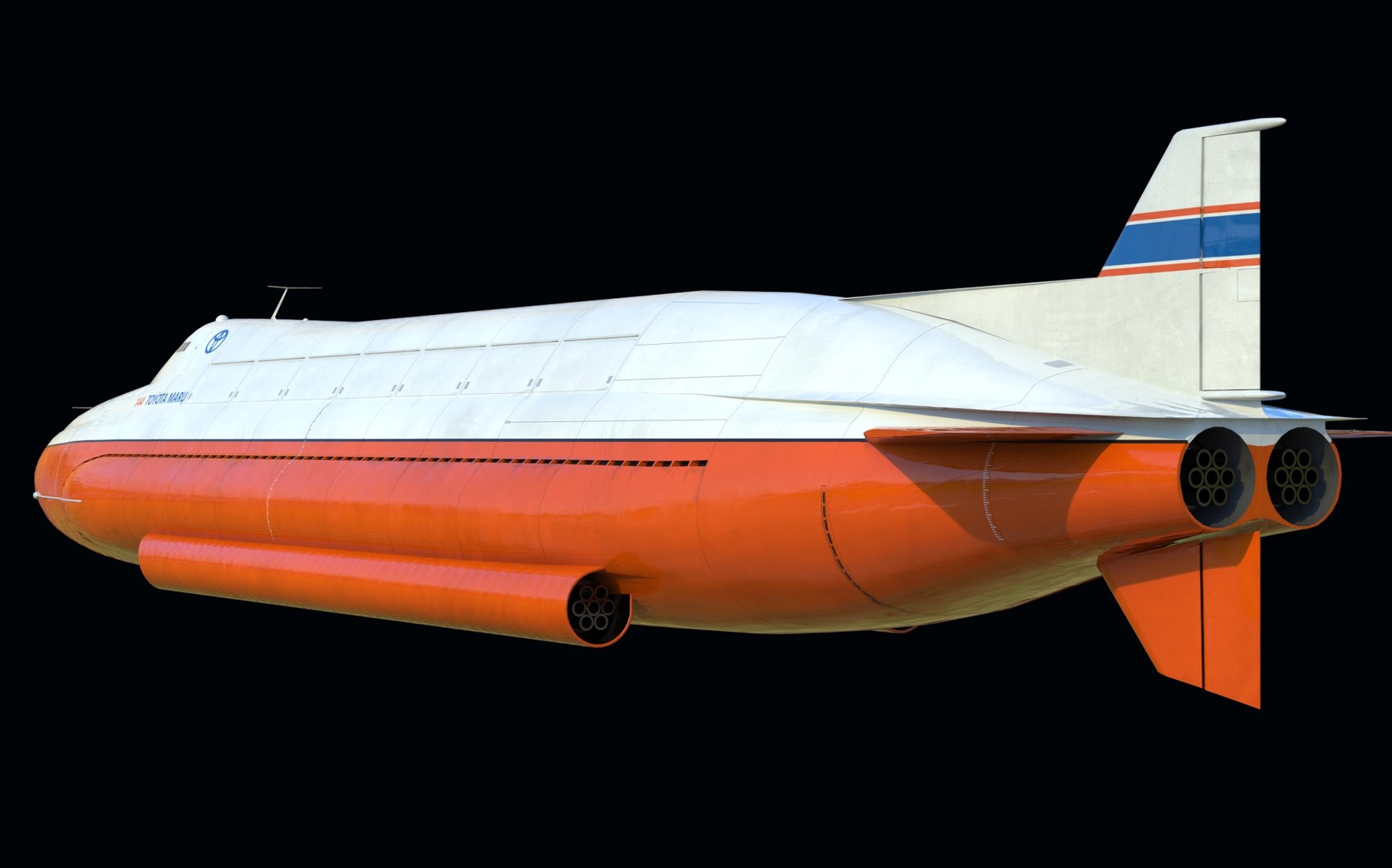 MHD Drive-Powered Cargo Submarine 3D Model - TurboSquid 2297523
