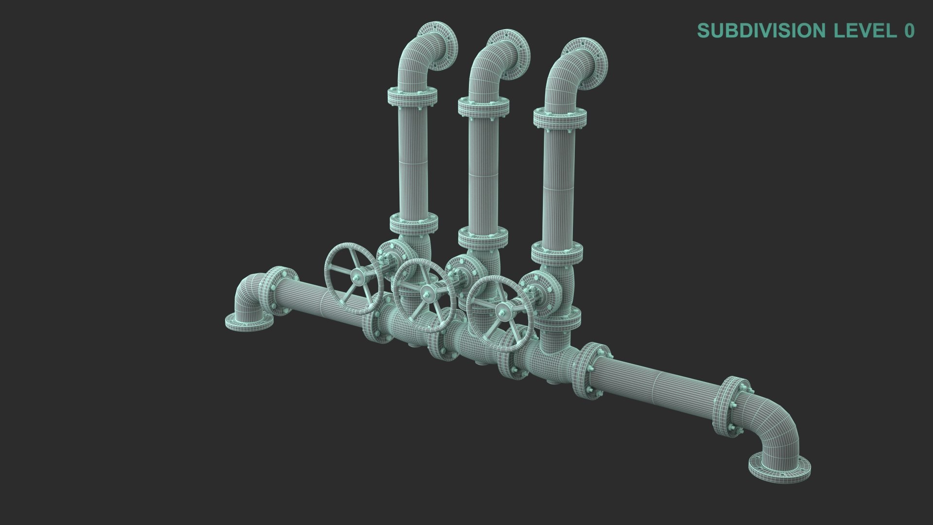 3D Industrial Pipes Model - TurboSquid 2014006