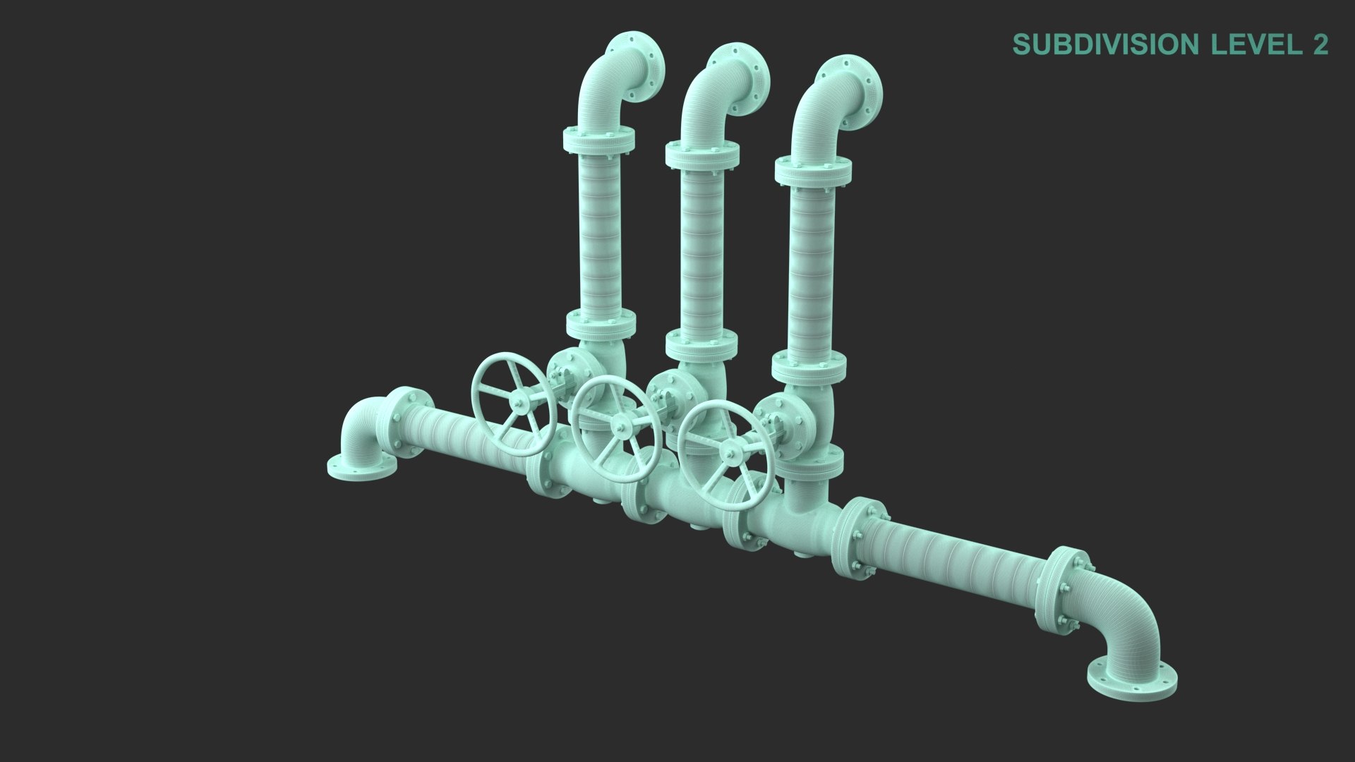 3D Industrial Pipes Model - TurboSquid 2014006