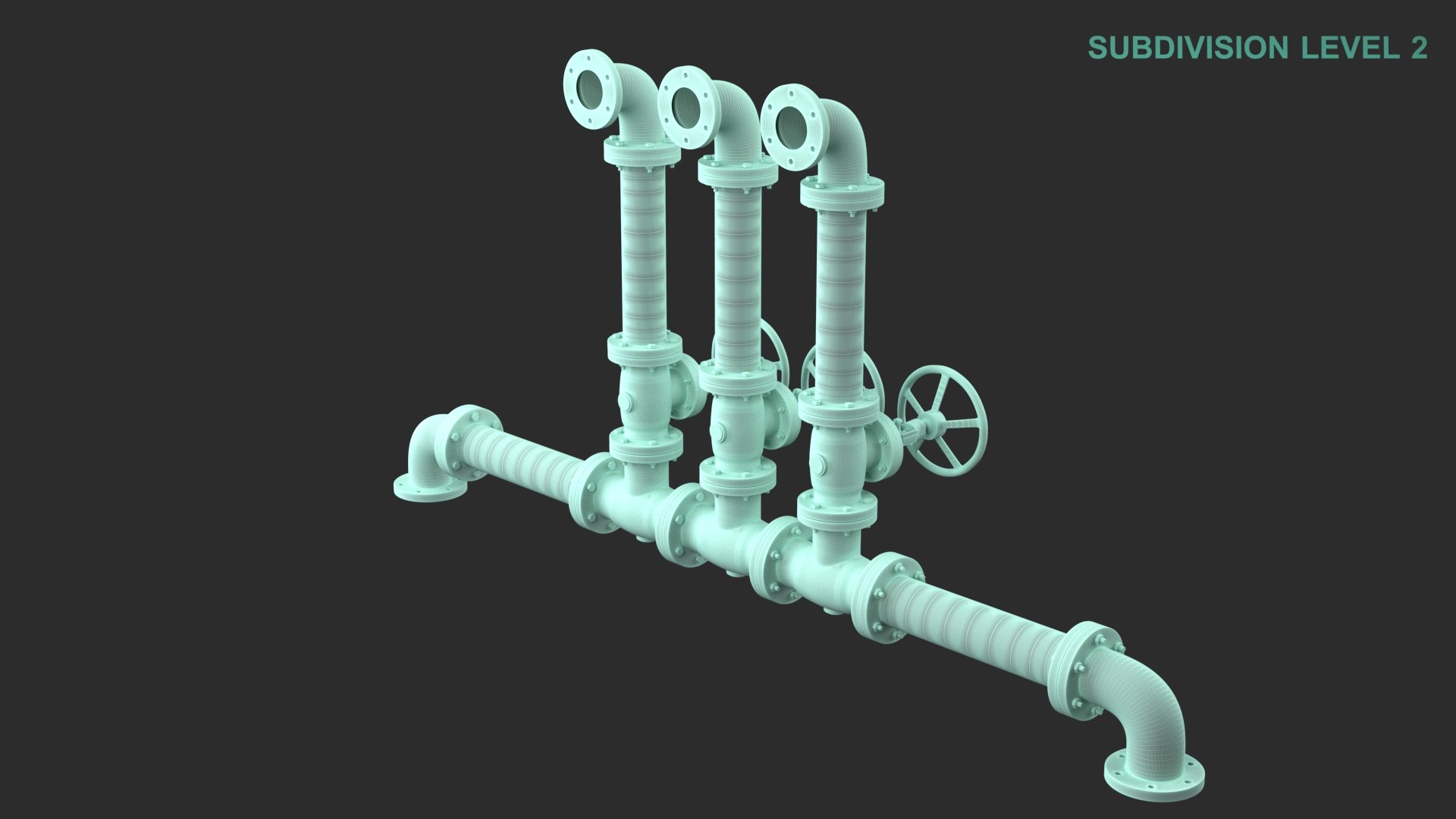 3D Industrial Pipes Model - TurboSquid 2014006