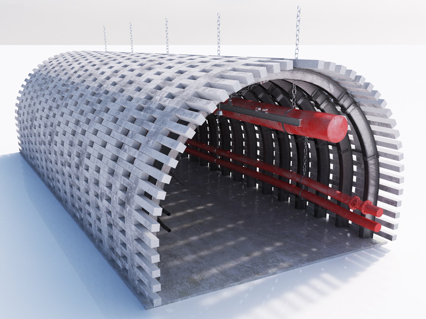 3d Corridor Underground
