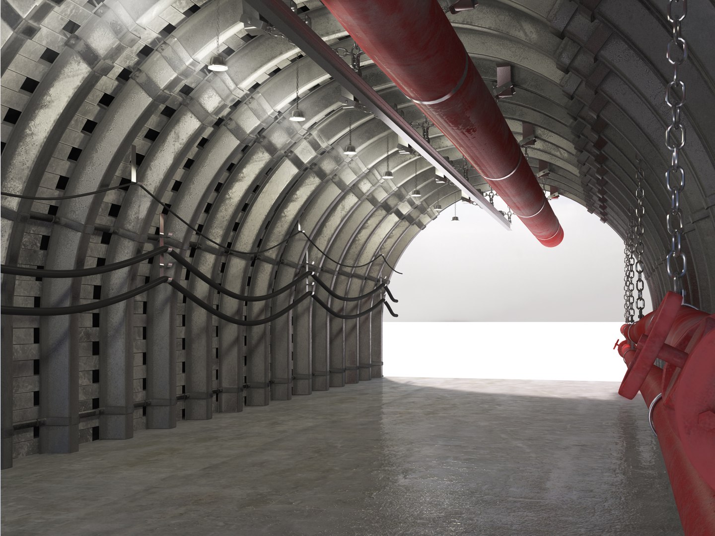 3d Corridor Underground