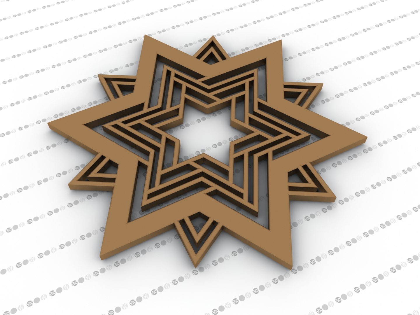 3D star david - TurboSquid 1429453