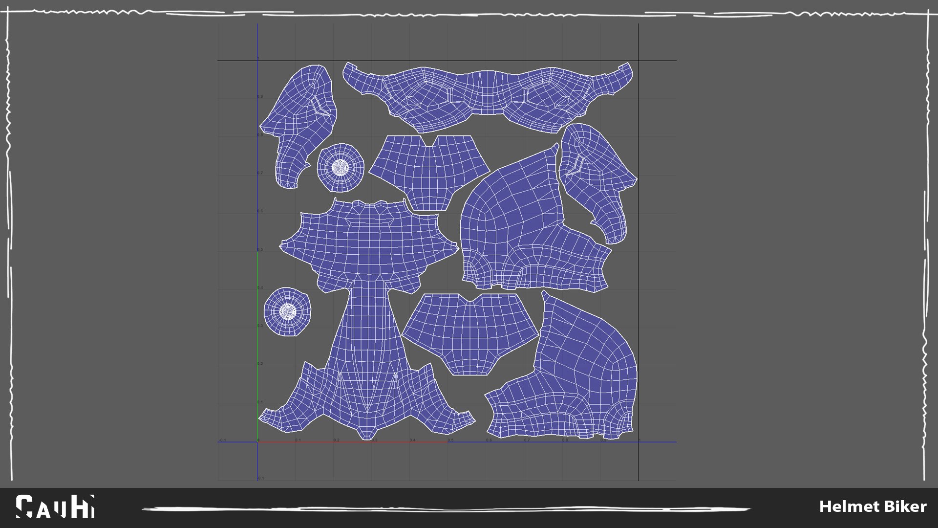 Helmet Biker Game Asset Model - TurboSquid 2062110