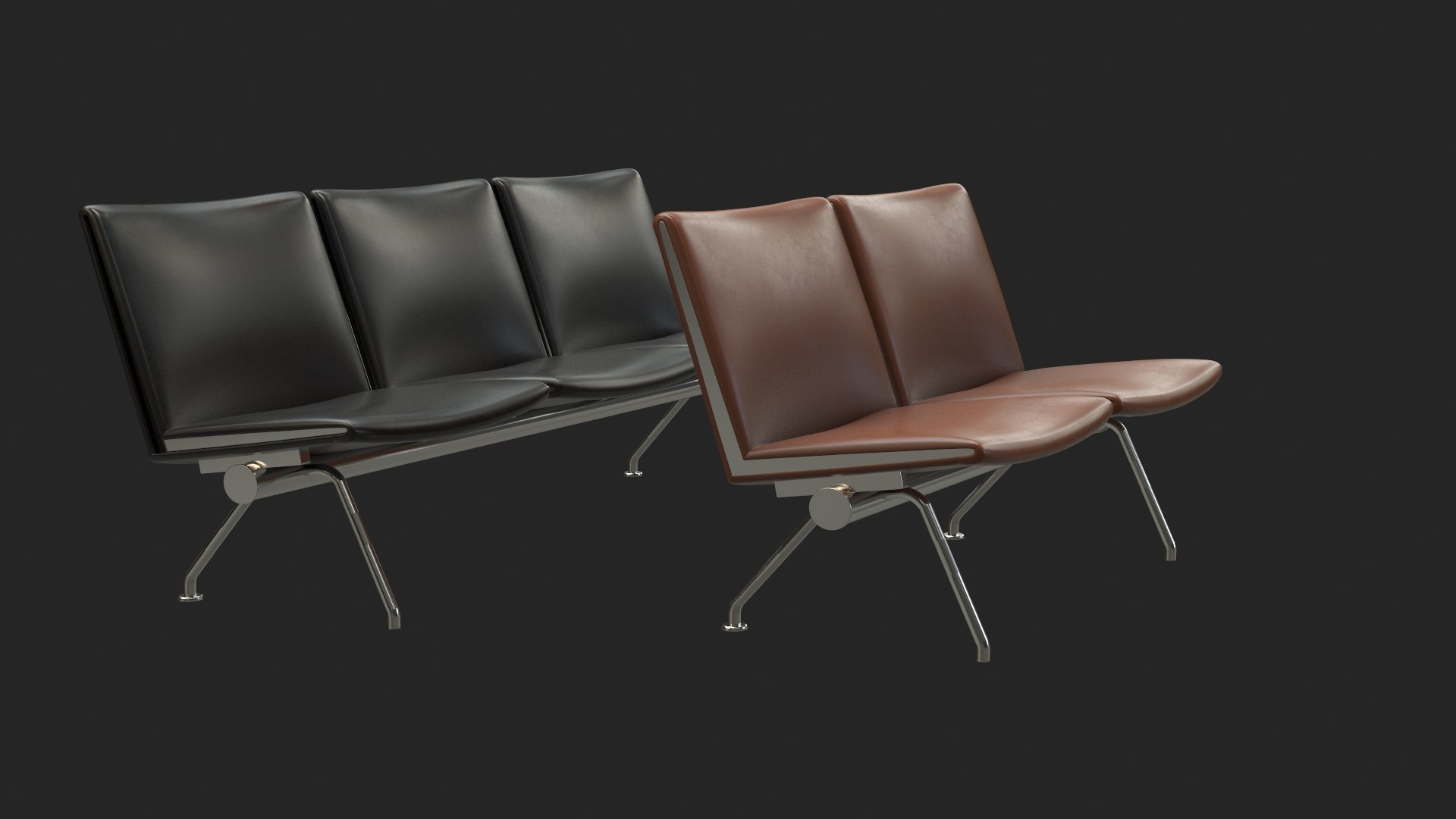 Waiting Chair 3D Model - TurboSquid 1817343