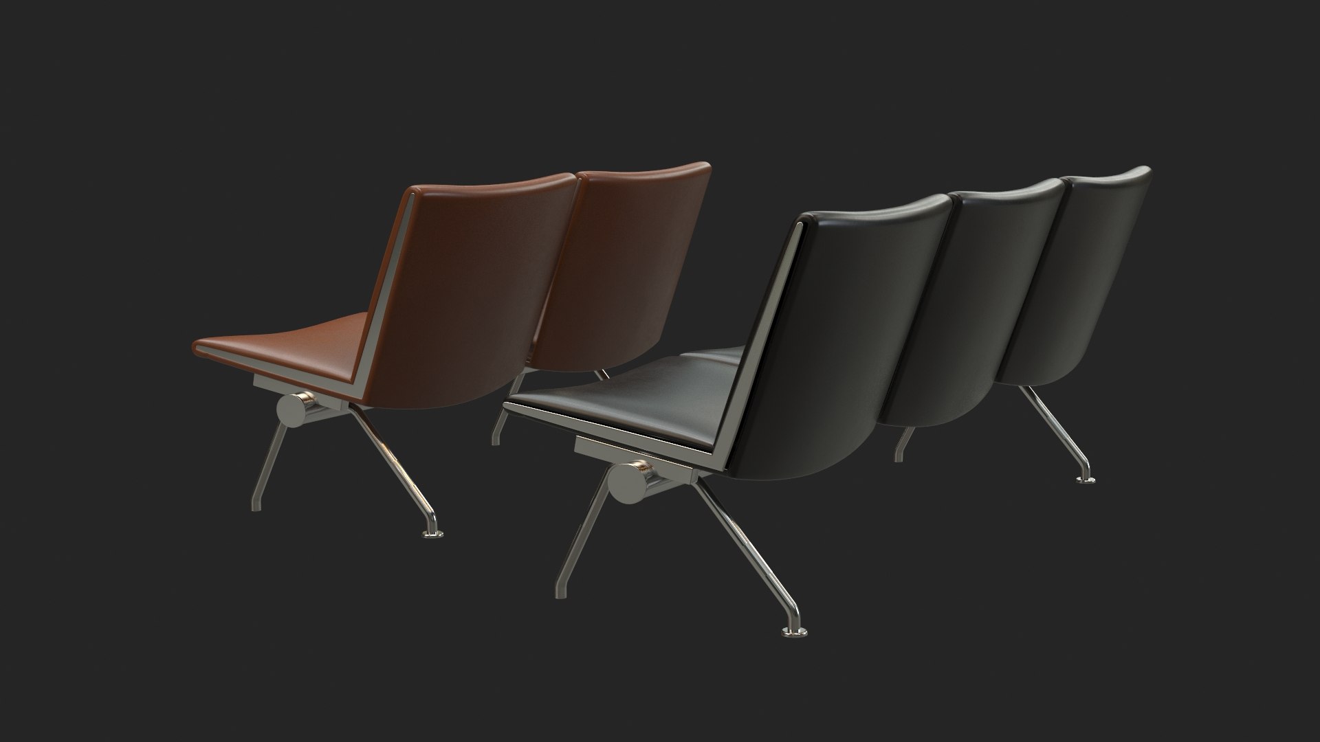 Waiting Chair 3D Model - TurboSquid 1817343