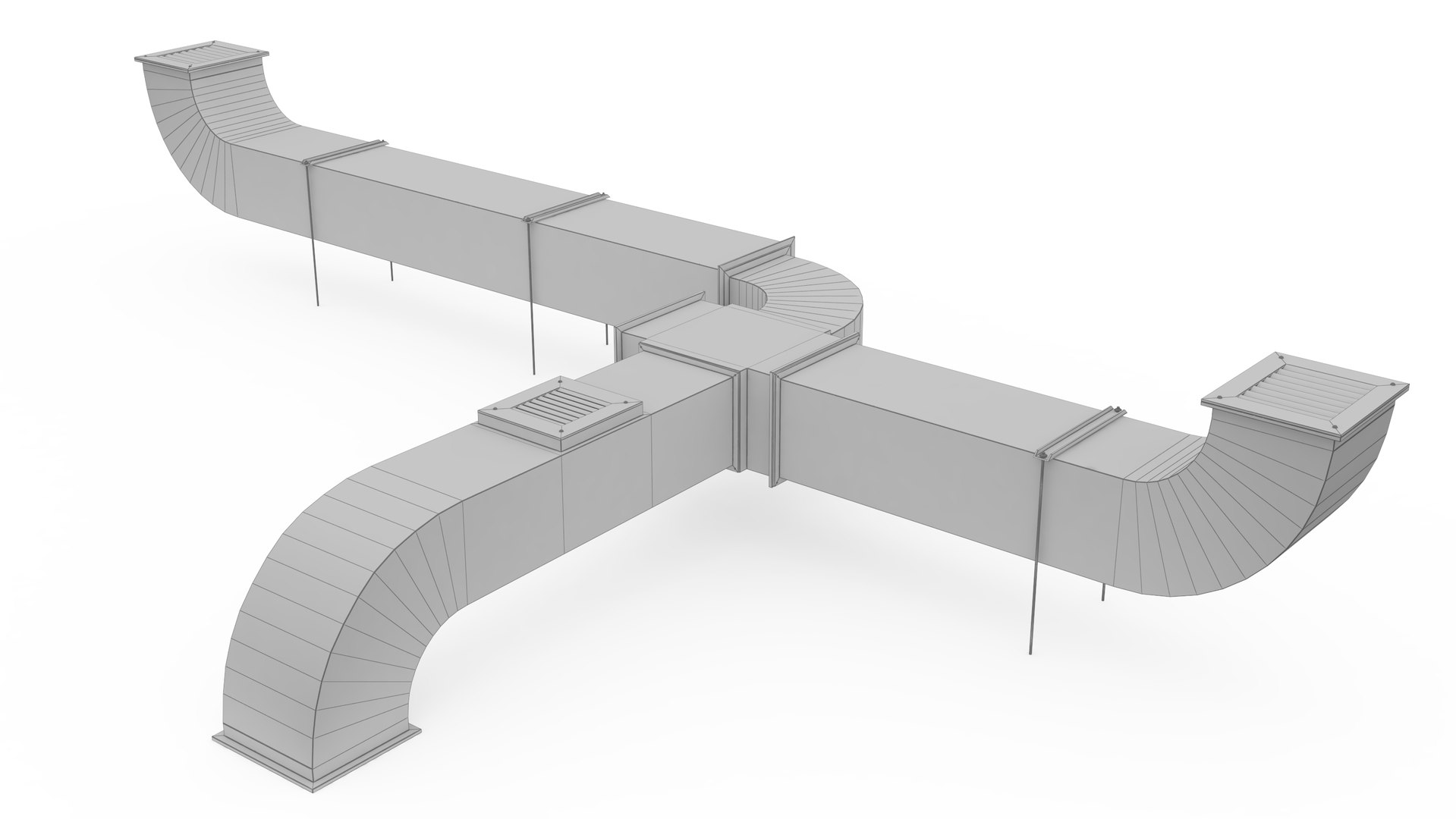 Air Ventilation Duct 3D - TurboSquid 2136446